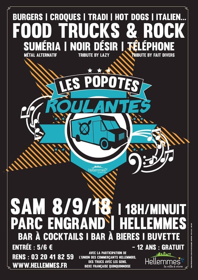 Les popotes roulantes : week-end food-trucks et concerts | Les Sorties ...